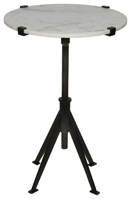 Edith Side Table, Small - Industrial - Side Tables And End Tables - by Noir | Houzz
