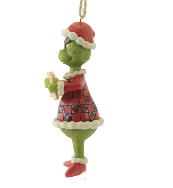 Jim Shore Grinch Bah Humbug Ornament Christmas Dr Seuss, 5.25 In H X 1. ...