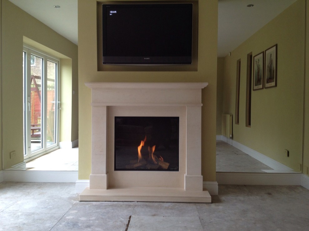 Large realistic gas fireplaces - Traditional - Other - by Carlton House ...