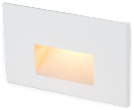 1-Light LED 12V LEDme Horizontal Step and Wall Light in White, 1.938 ...