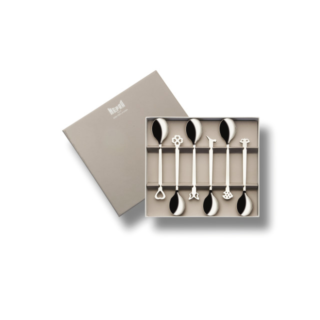 Evento Coffee Spoon Set 6-Piece Set Mirror - Craftsman - Spoons - by ...