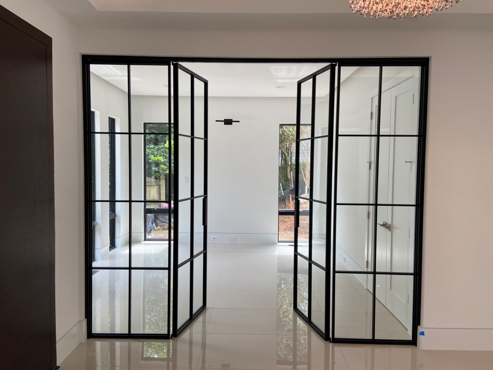 Italian Glass Premium Door Partition - Modern - Hallway & Landing - DC ...