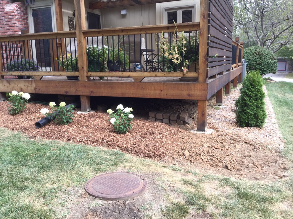 How to complete west side of deck