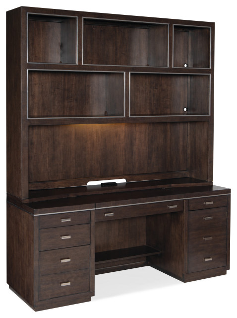 House Blend Computer Credenza - Transitional - Desks And Hutches - by ...