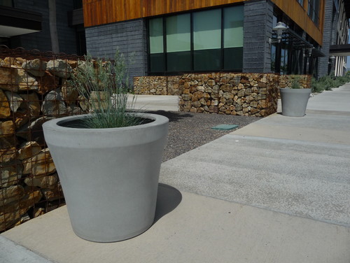 Modern Large Concrete Planter