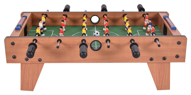 Costway 27'' Foosball Table Competition Game Room Soccer Football ...