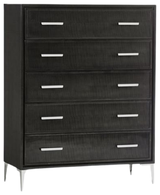 Chocolate Brown Wooden Chest of Drawers - T | Andrew Martin Chloe ...
