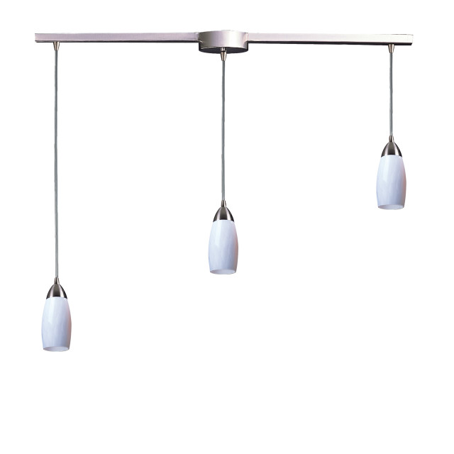 Milan 3-Light Linear Pendant Fixture - Transitional - Pendant Lighting ...