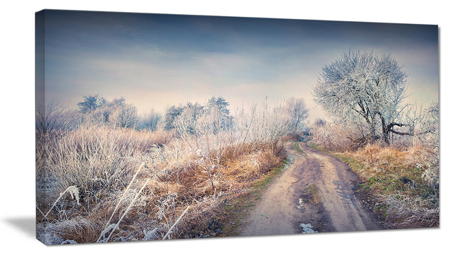 "First Frost in Forest" Landscape Photography Wall Art, 40"x20 ...