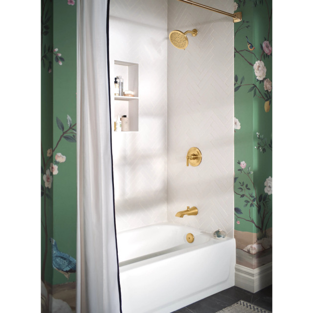 Moen 220R7 Verso 2.5 GPM Multi Function Round Shower Head ...