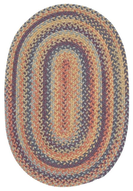 Rustica Rug, Floral Burst, 3'x5' Oval, 3'x5' Oval - Contemporary - Area ...