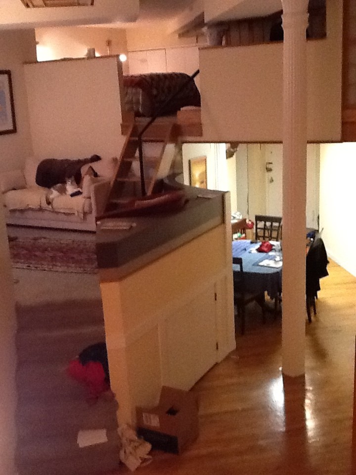 Updated design for Manhattan loft with 13 ft ceilings