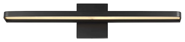 Tech Lighting 700BCBND24BLED930 LED Bath Banda Matte Black - Modern ...
