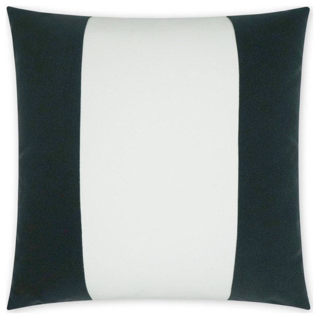 Outdoor Sundance Band Pillow - Charcoal, 22" x 22" - Contemporary ...