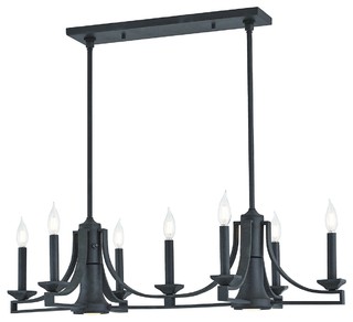 Livex Lighting Trumbull Light Linear Chandelier - Transitional ...