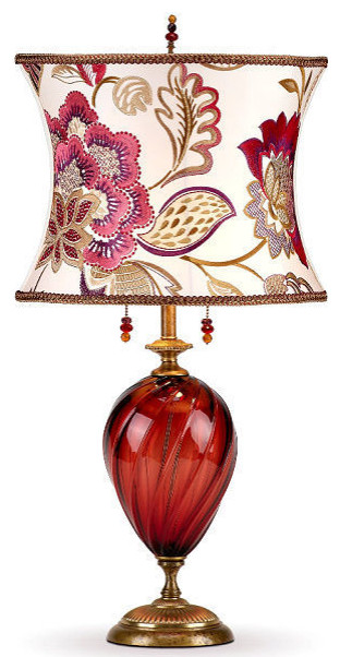 Kinzig Table Lamp, Scarlett - Traditional - Table Lamps - by Artisan ...
