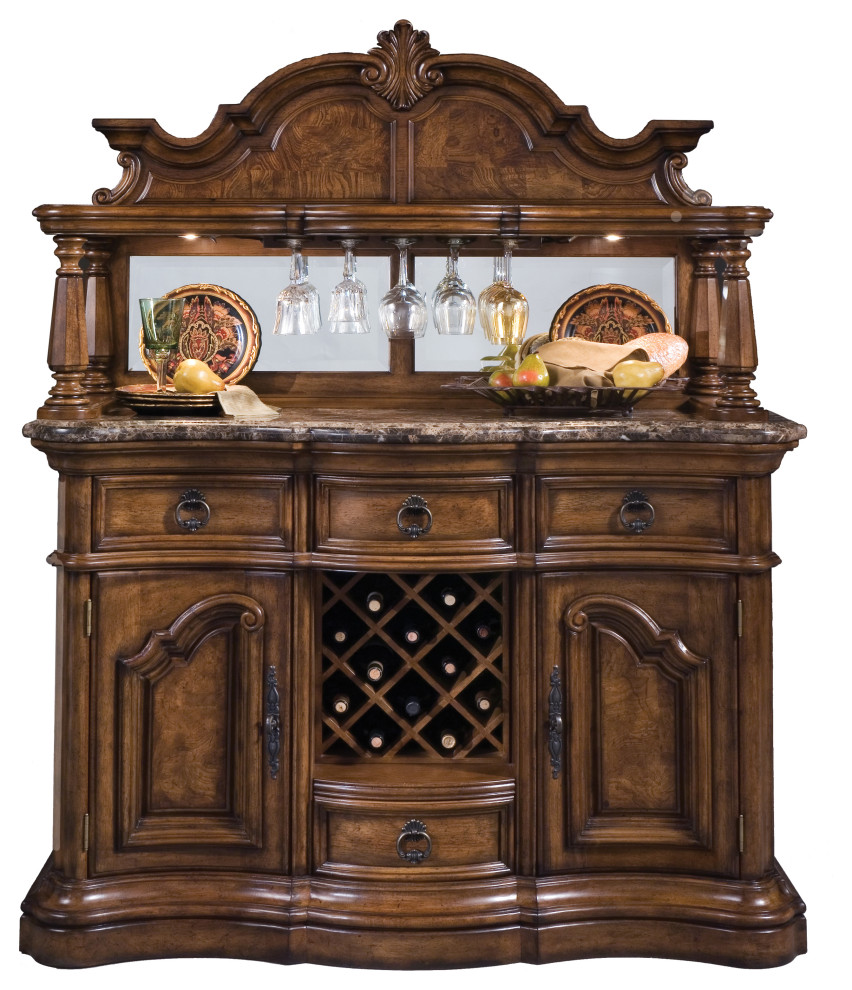 San Mateo Sideboard and Hutch by Pulaski Furniture - Traditional ...