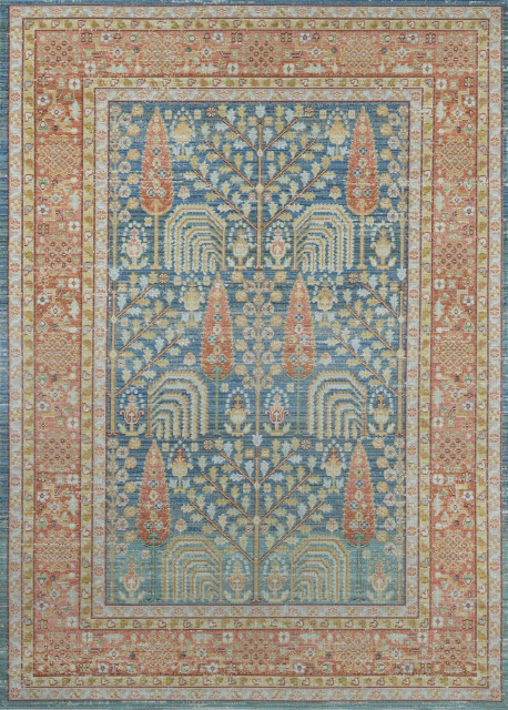 Momeni Isabella ISA-8 Blue 4'x6' Rug - Traditional - Area Rugs - by Rug ...