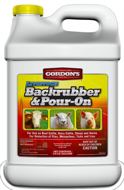 Gordon's® 9391122 Ready-To-Use Livestock Backrubber & Pour-On, 2.5 ...