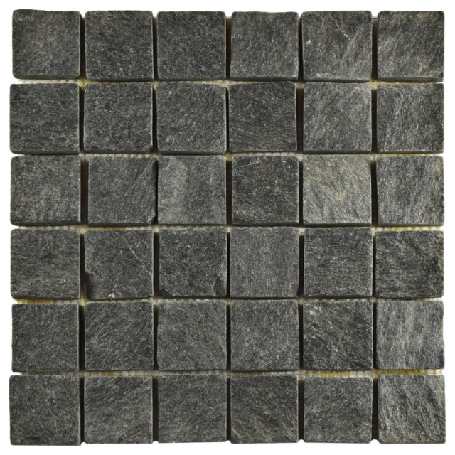 Crag Natural Stone Mosaic Tiles - Contemporary - Mosaic Tile - by ...