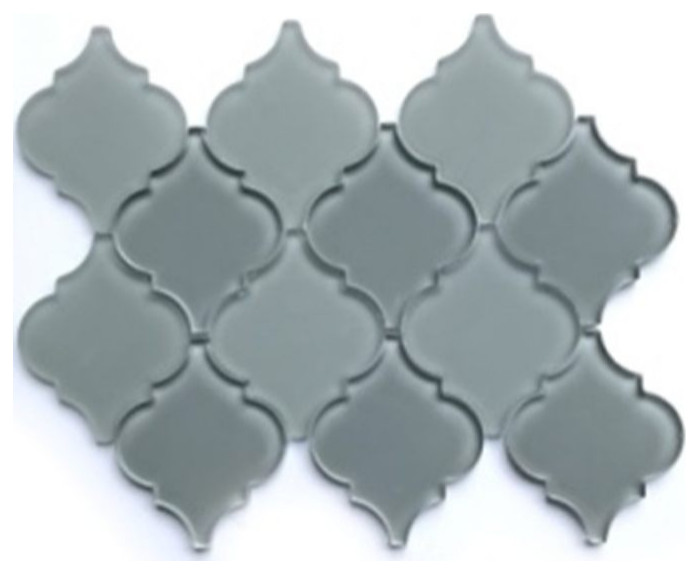 Glass Arabesque/Lantern 11.81"x8.6"x 8mm - Mediterranean - Mosaic Tile ...