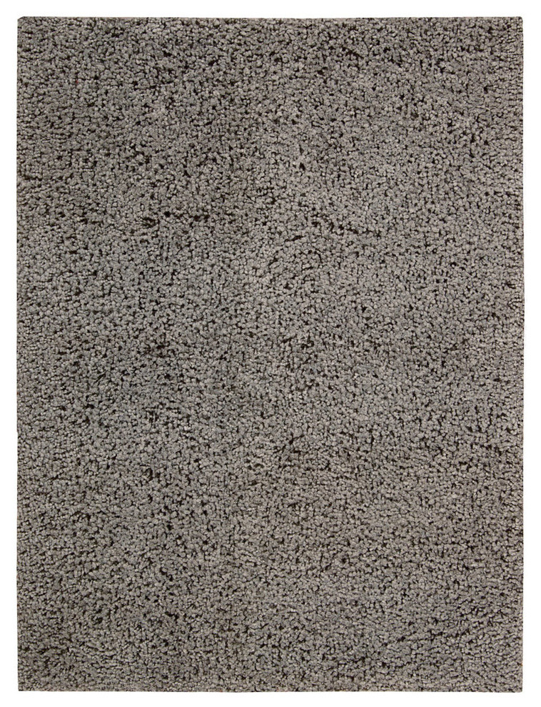 Nourison Zen Gray Shag Area Rug, 3'6"x5'6", 3'6"x5'6" - Contemporary ...