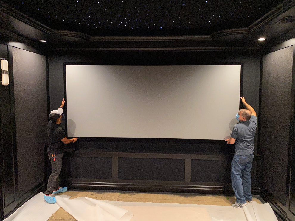 The Oaks in Calabasas Home Theater - Contemporary - Home Theater - Los ...