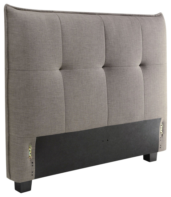Modus Geneva E King Adona Headboard Bed, Dolphin, E King - Transitional ...