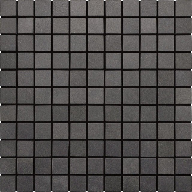 Honed Basalt Mosaic, 1 X 1, 10 sq.ft. - Contemporary - Mosaic Tile - by ...