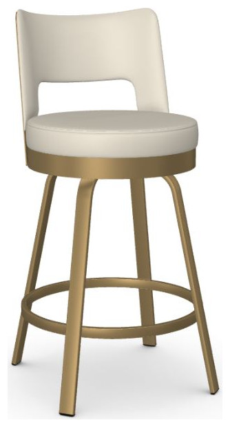 Metal Base Swivel Bar Counter Stool - Contemporary - Bar Stools And ...
