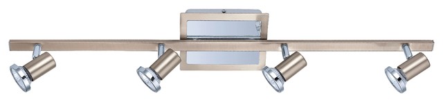 Eglo 4x50w Track Light W/ Matte Nickel & Chrome Finish - 200094A ...