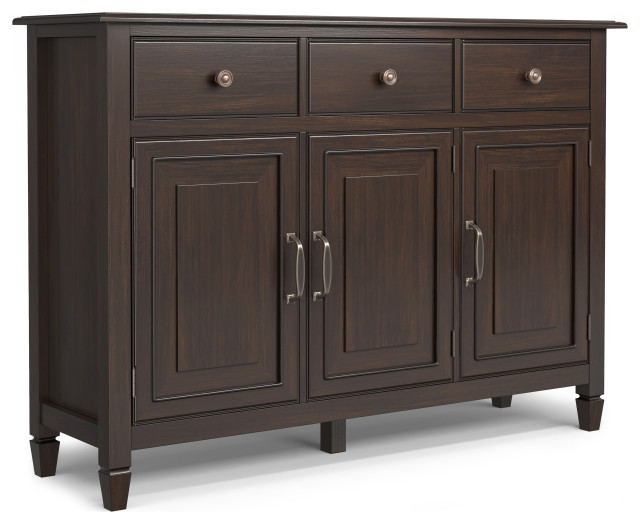 Connaught Solid Wood Wide Entryway Storage Cabinet - Traditional ...