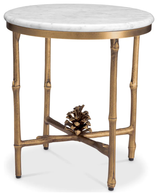 Marble Art Deco Side Table | Eichholtz Pigna - Rustic - Side Tables And End Tables - by OROA ...