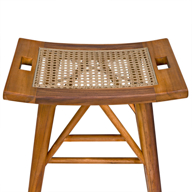 Murphy Counter Stool, Teak - Tropical - Bar Stools And Counter Stools ...