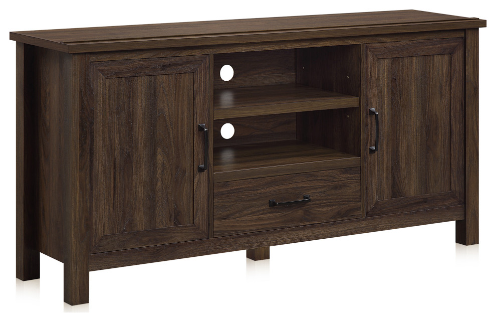 60 Inch Farmhouse TV Stand or Entertainment Center - Transitional ...