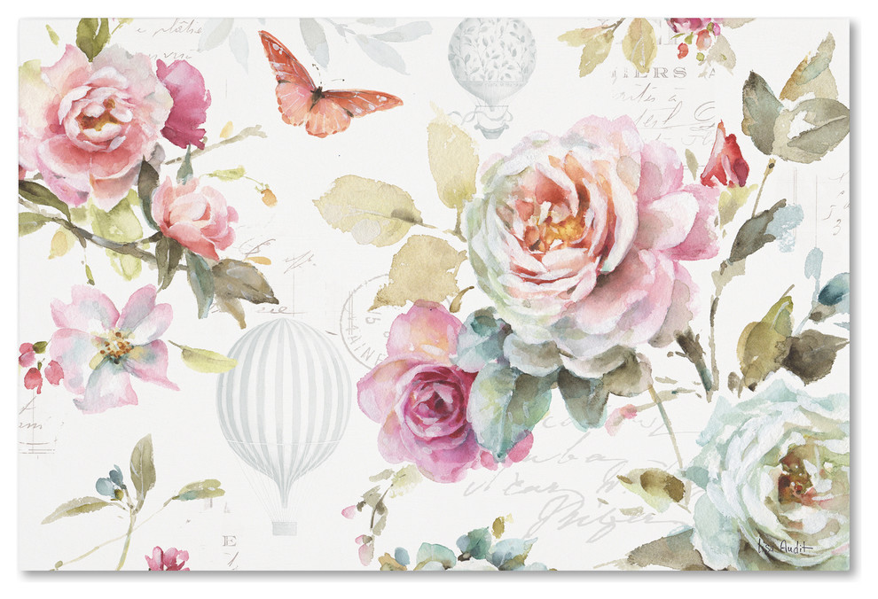 Lisa Audit 'Beautiful Romance I' Canvas Art, 16"x 24" - Contemporary ...