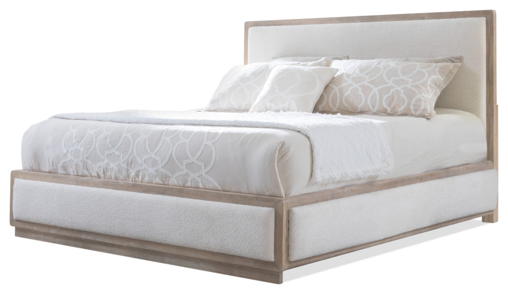 Bodhi King Bed with Upholstered side rails - Contemporary - Bedroom ...