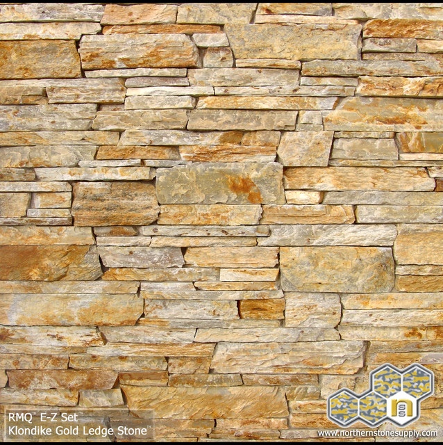 Klondike Gold Ledge Stone™ - stacked stone veneer - Contemporary ...