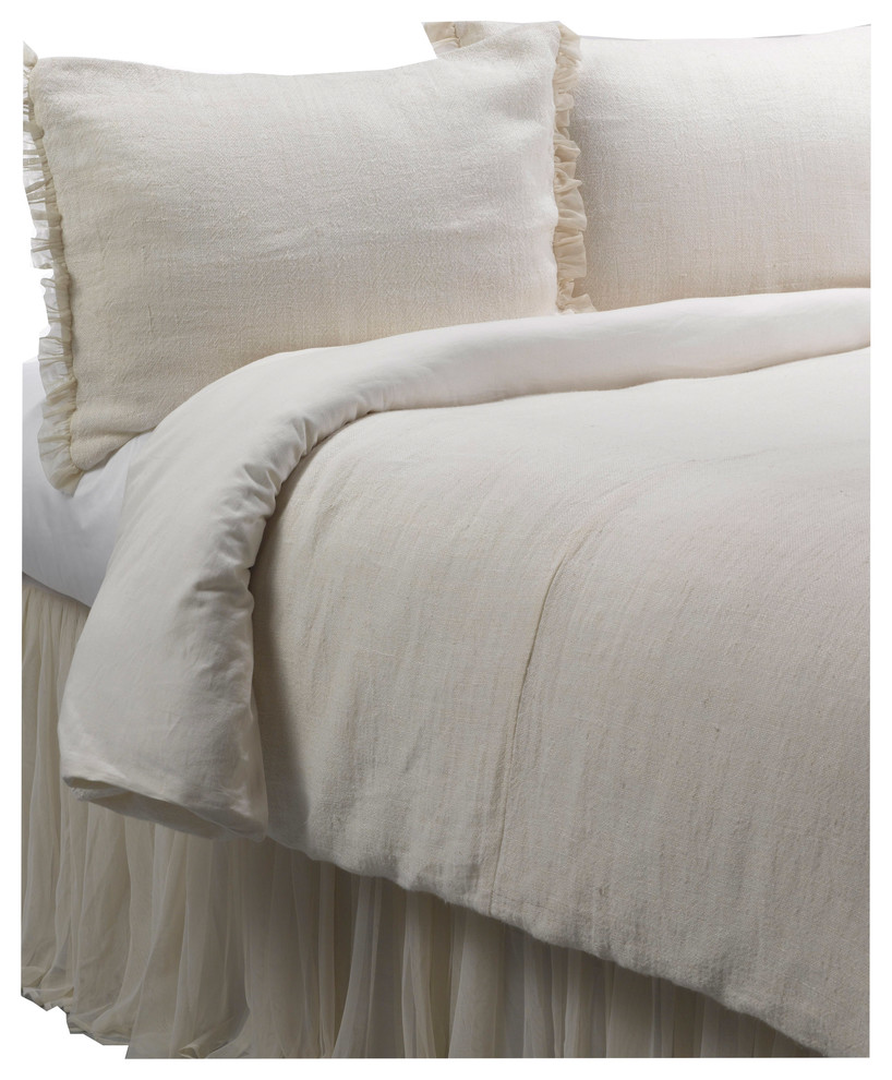 Whisper Linen Duvet, Queen - Traditional - Duvet Covers And Duvet Sets ...