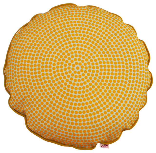 Round Circles Cushion Covers, Set of 2 - Contemporary - Pillowcases And ...