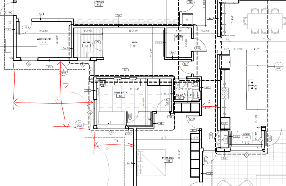Construction Document Dimensioning