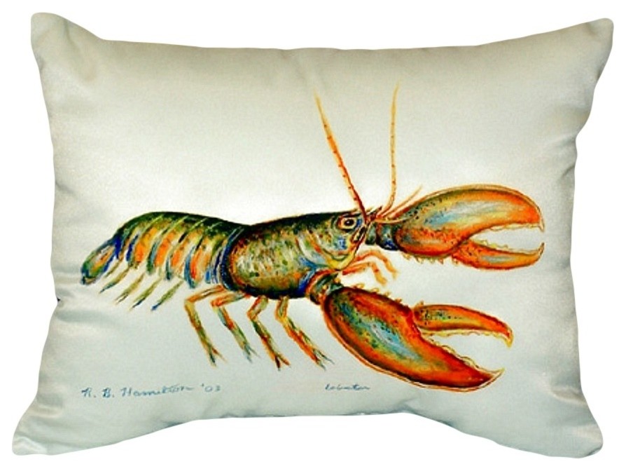 Lobster No Cord Pillow - Set of Two 16x20, 16 inches x 20 inches ...