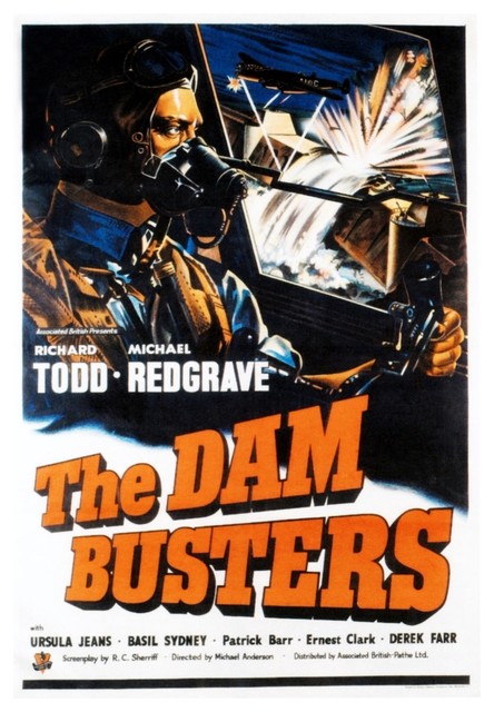 The Dam Busters Print, 11.00 x 17.00 - Midcentury - Prints And Posters ...
