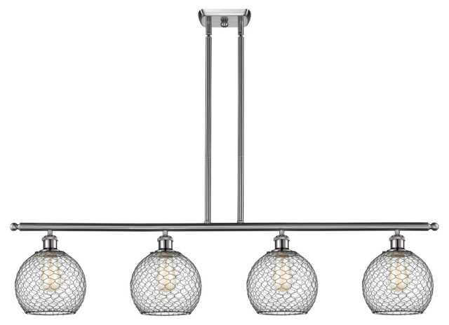Farmhouse Chicken Wire 3-Light Island-Light - Lighting - by Innovations ...