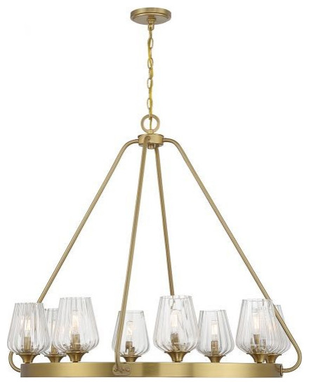 Savoy House Carlton Eight Light Chandelier - Transitional - Chandeliers ...
