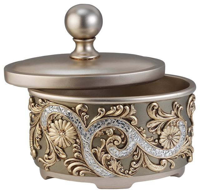 Silver Vine Decorative Box - Traditional - Jewelry Boxes And Organizers ...