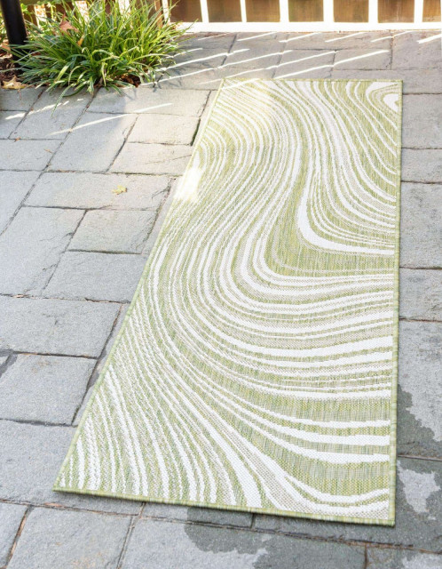 Indoor/Outdoor Iris Area Rug, 4'x6' - Contemporary - Outdoor Rugs - by ...