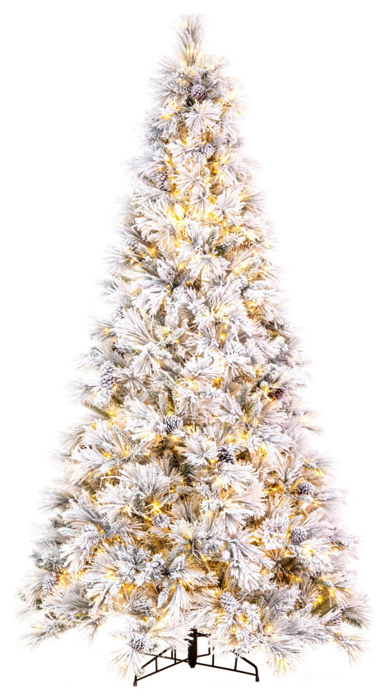 Vickerman K171188LEDCC 10' x 61" Atka Pine Christmas Tree Color ...