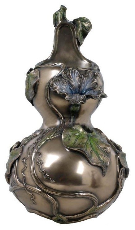Calabash Hanging Vase, Cold Cast Bronze - Contemporary - Vases - by ...