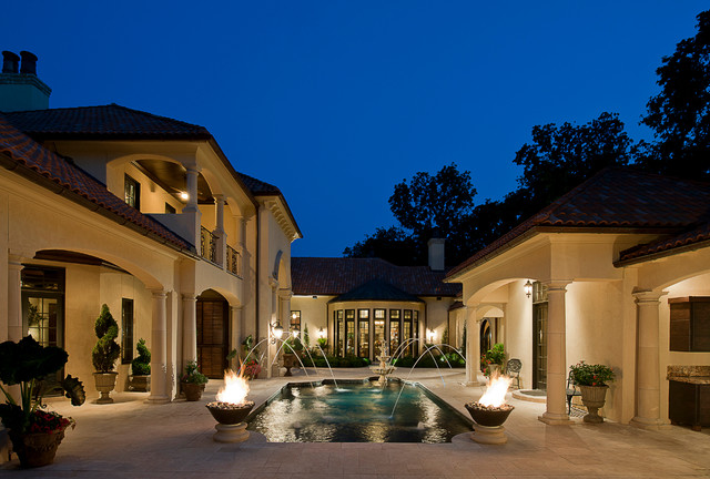 Courtyard Villa - Mediterranean - Pool - Other - by Thomason Design